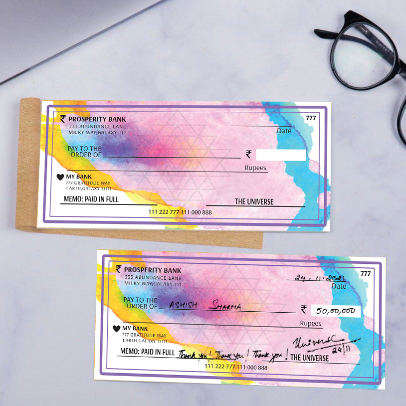Buy Abundance Cheque Book Online in India | Treasure Tales – Vibrance